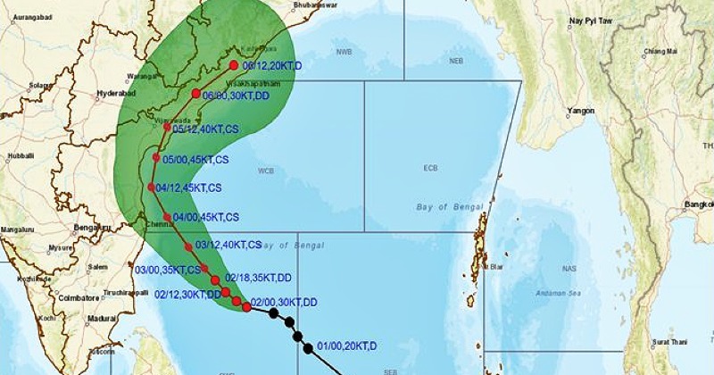 Cyclone Michaung: Deep Depression To Intensify Into Cyclonic Storm, Make Landfall In Andhra On ...