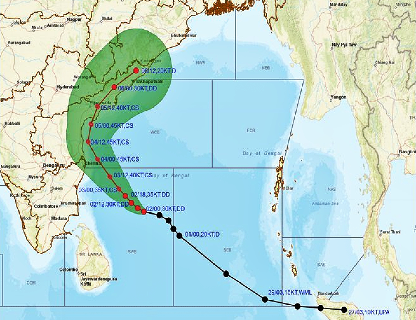 Cyclone Michaung: Deep Depression To Intensify Into Cyclonic Storm ...
