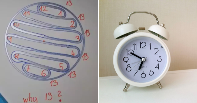 Common Math Pattern On Clock Face