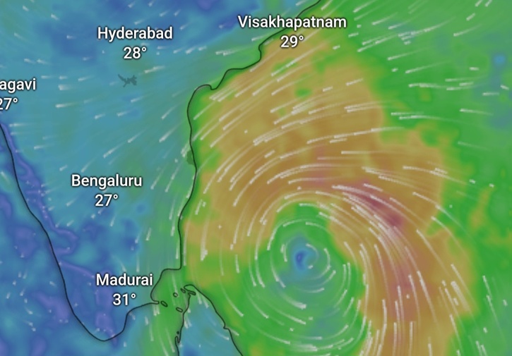 Cyclone Michaung: Deep Depression To Intensify Into Cyclonic Storm, Make Landfall In Andhra On ...