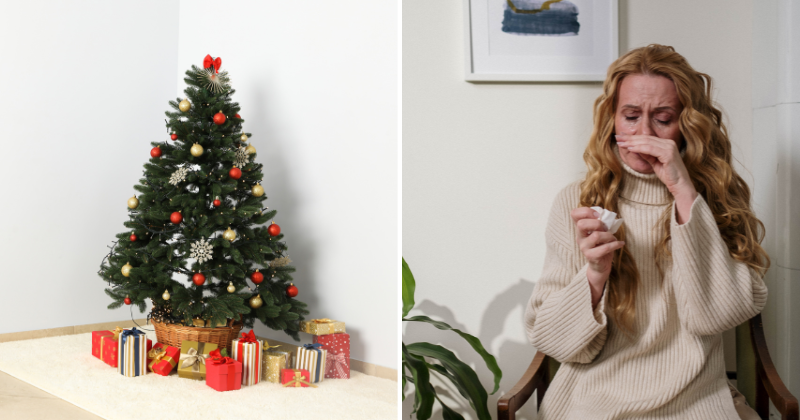 Symptoms Of 'Christmas Tree Syndrome' When You're Allergic To Decorations