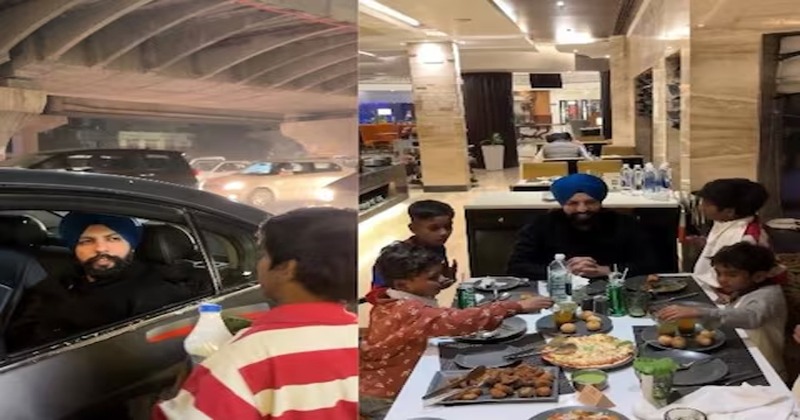 Emotional Video: कार का शीशा साफ़ कर रहे थे बच्चे, शख़्स ने पैसे नहीं ...