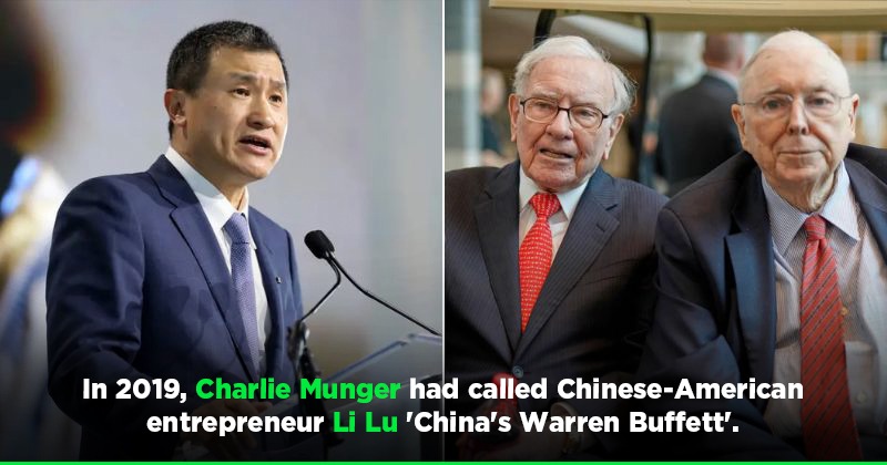 Why Charlie Munger Once Called Entrepreneur Li Lu As China's Warren Buffett