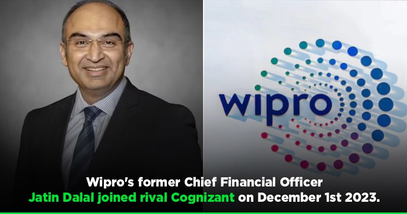 Wipro Sues Former CFO Jatin Dalal After Joining Rival Cognizant