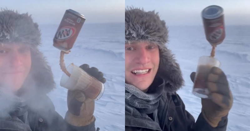 Video Of Beer Frozen In Air Goes Viral As South Pole Witnesses Chill Of ...