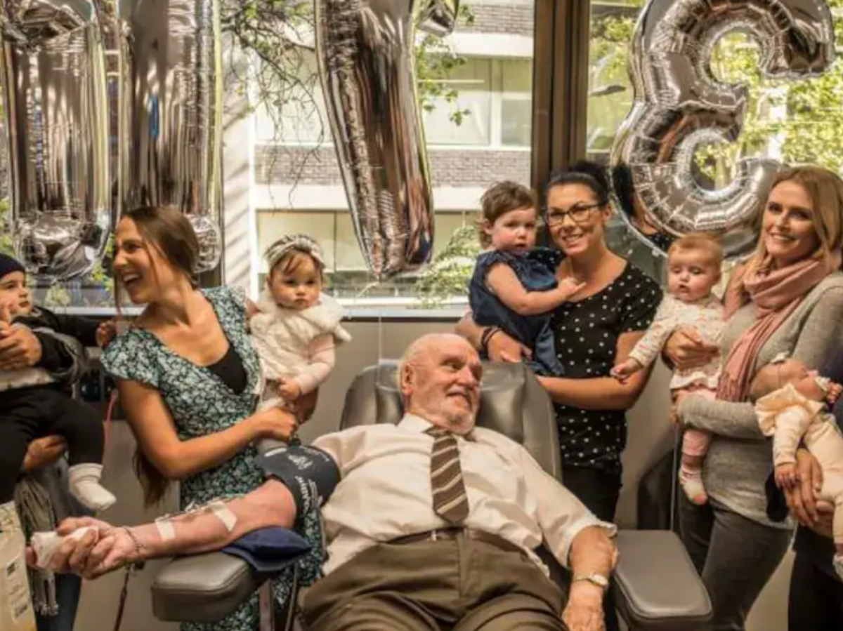 Meet James Harrison, The Man Who Saved The Lives Of Over 2 Million Babies