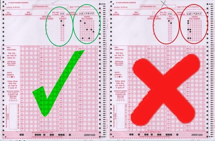UPSC Warns Against Committing Common Mistakes While Filling OMR Sheet
