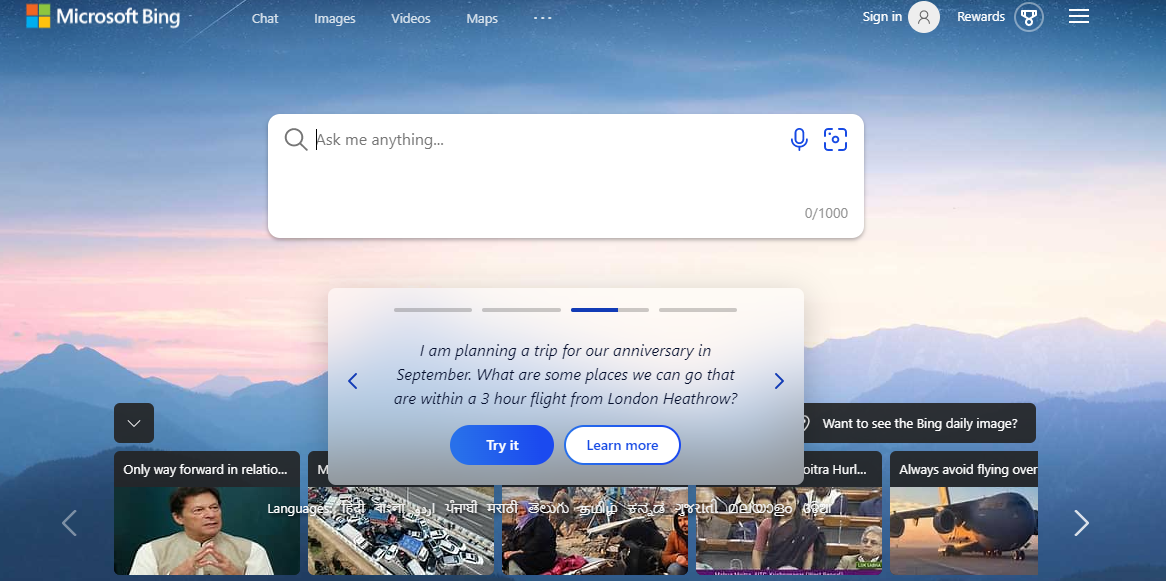 Microsoft's Bing Search Engine, Edge Browser Get New ChatGPT AI Features