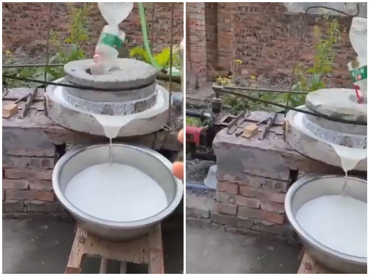 Viral Video: कबाड़ में जुगाड़ लगाकर बना दी ऐसी चक्की, बिना हाथ लगाए ही ...