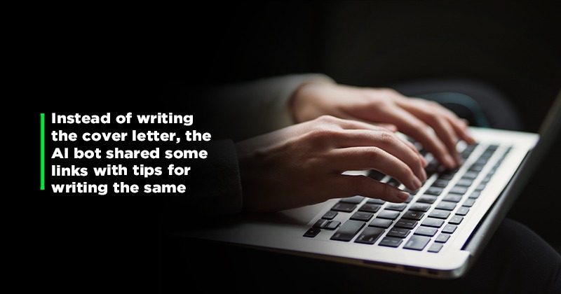 ChatGPT's Bing Version Refuses To Write Job Cover Letter On Account Of ...