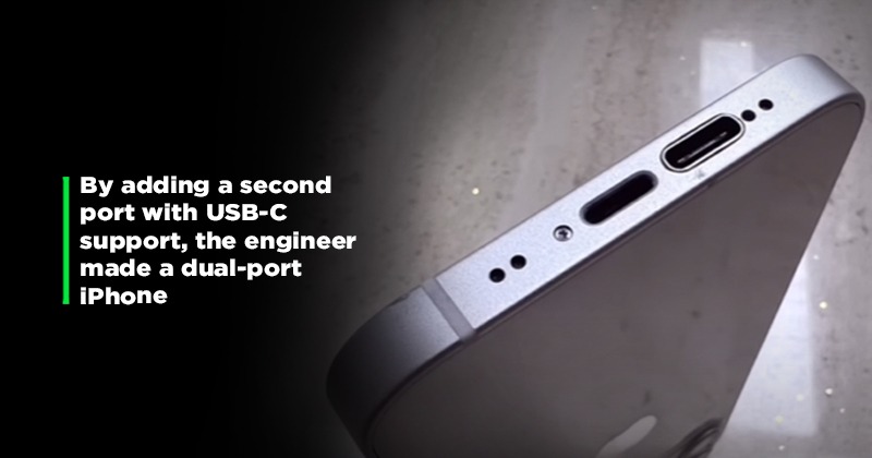 Engineer Creates Dual-Port iPhone That Has Both Lightning and USB-C Support