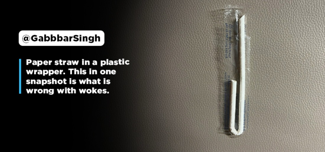 Man Highlights Incorrect Practise Of Selling Paper Straw In Plastic ...