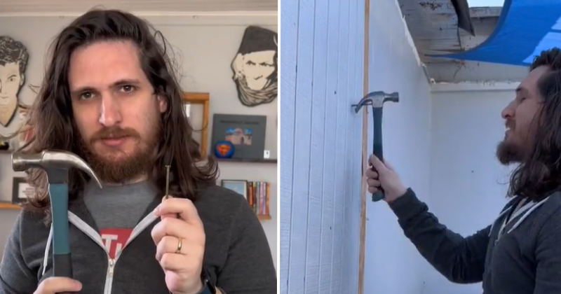 Man Explains Alternate Use Of Curved End Of Hammer In Viral Video