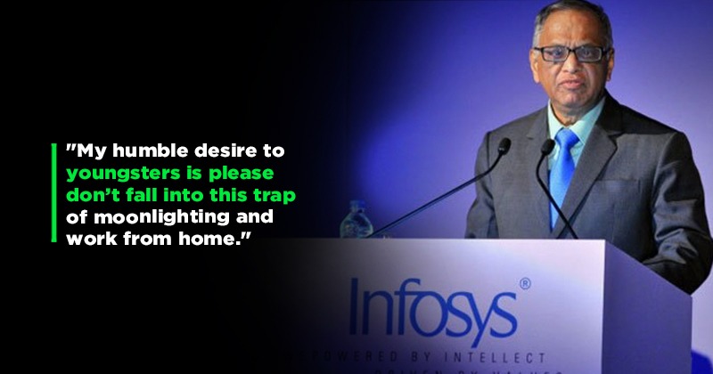 Narayana Murthy Urges Youngsters To Resist Moonlighting & Work From Home