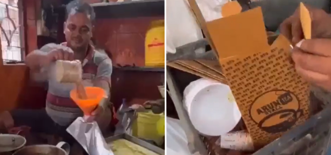 Video Of Stall Selling Hot Tea In Tetra Packs Goes Viral