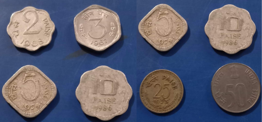 IAS Officer Shares Photo Of 6 Old Indian Paise Coins