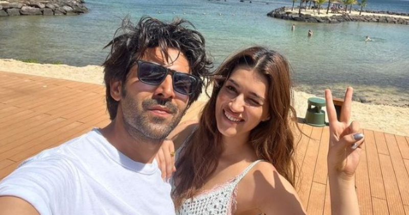 Kriti Sanon Unveils The ‘Madness Behind The Hotness’, Shares BTS Shots From 'Shehzada'