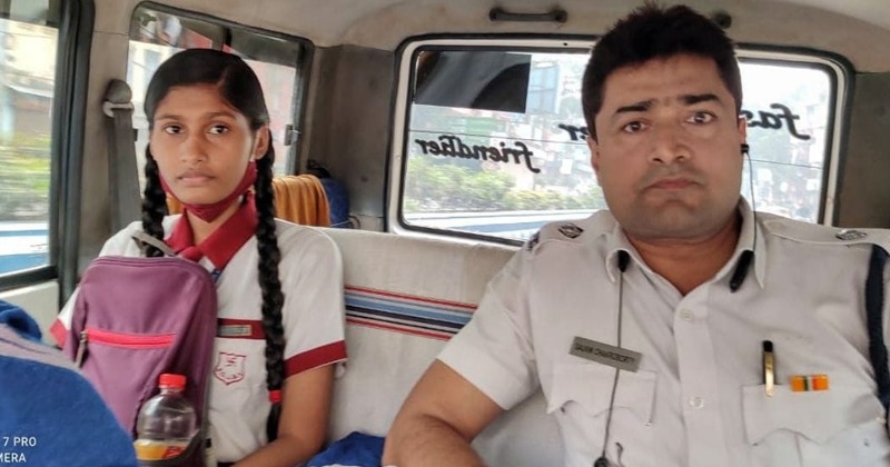 Kolkata Cop Helps Student Reach Exam Centre On Time