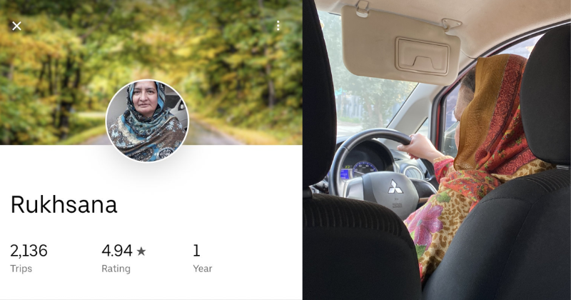 Woman Takes A Cab With A Female Driver In Pakistan