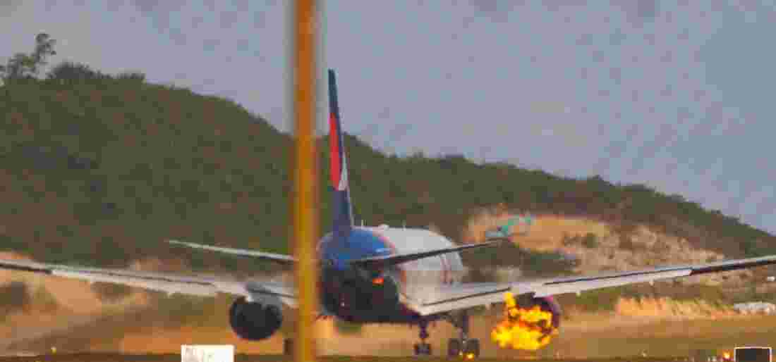 Russian Flight Catches Fire Taking Off From Phuket