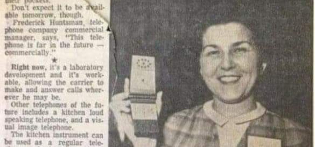 1963 News Article Predicted The Future Of Mobile Phones