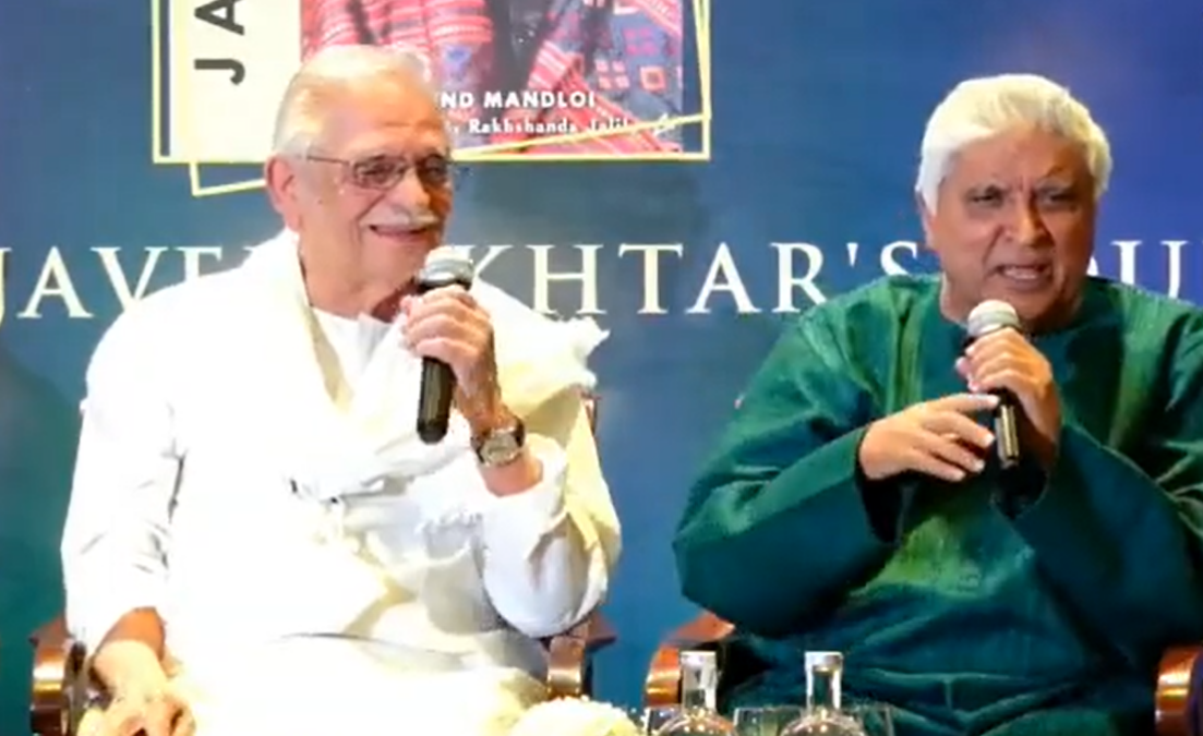 Video Of Gulzar Reciting Poetry For Javed Akhtar Is Winning Hearts On ...