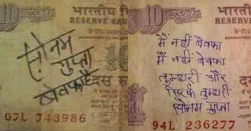 Is Scribbling On Bank Notes Valid Or Not?