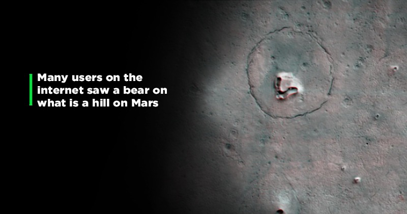 Is That A Bear On Mars? Image Captured By NASA Orbiter Drives The Internet Crazy