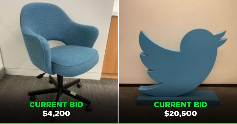Twitter Begins Auctioning Off Office Items For Revenue