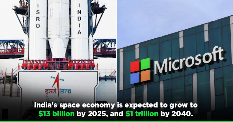ISRO & Microsoft Announce Tie Up To Support Space-Tech Startups In India