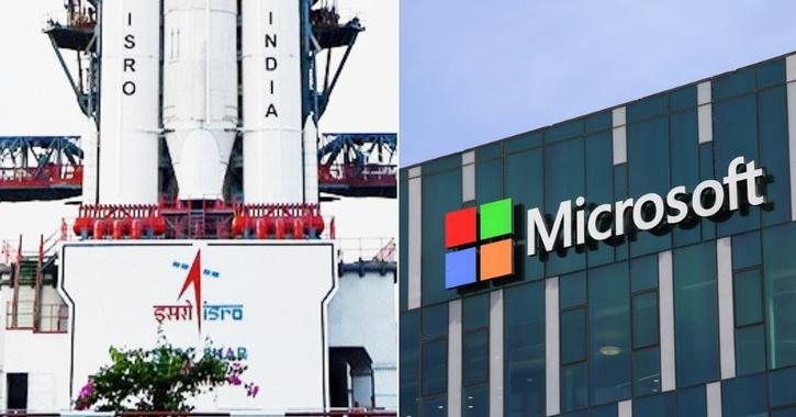 ISRO & Microsoft Announce Tie Up To Support Space-Tech Startups In India