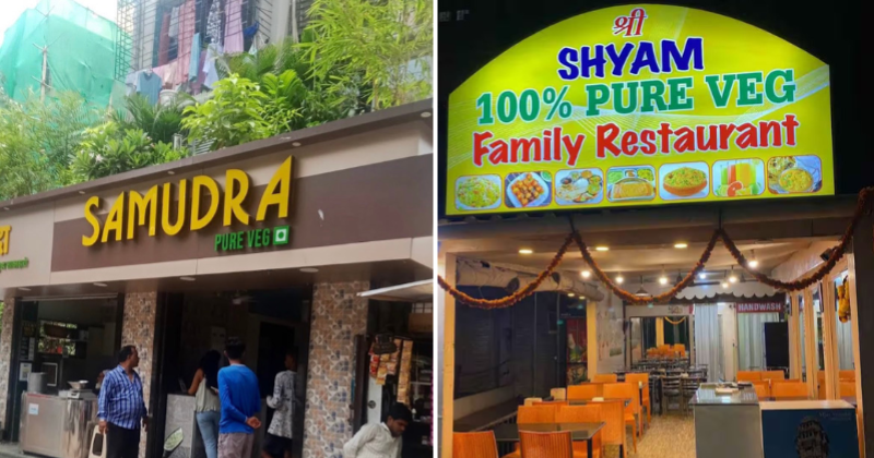 Woman Complains About 'Pure Veg' Signs On Food Outlets In Viral Tweet