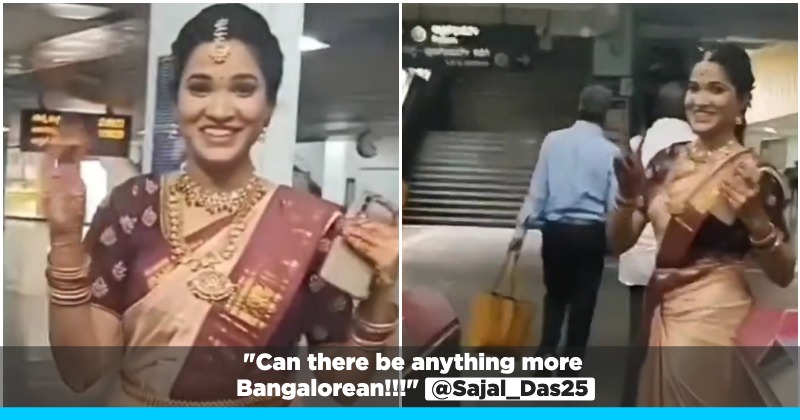 Bengaluru Bride Ditches Car, Takes Metro To Reach Wedding Venue