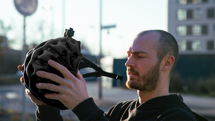 German Startup Makes Inflatable Cycling Helmet