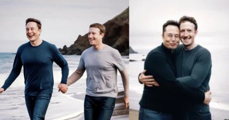 AI-Generated Images Of Elon Musk And Mark Zuckerberg