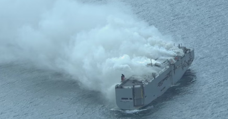 Electric Vehicle As Potential Origin Of Cargo Ship Fire