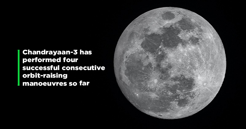 Chandrayaan-3: Fourth Orbit-Raising Manoeuvre Brings Mission Closer To ...