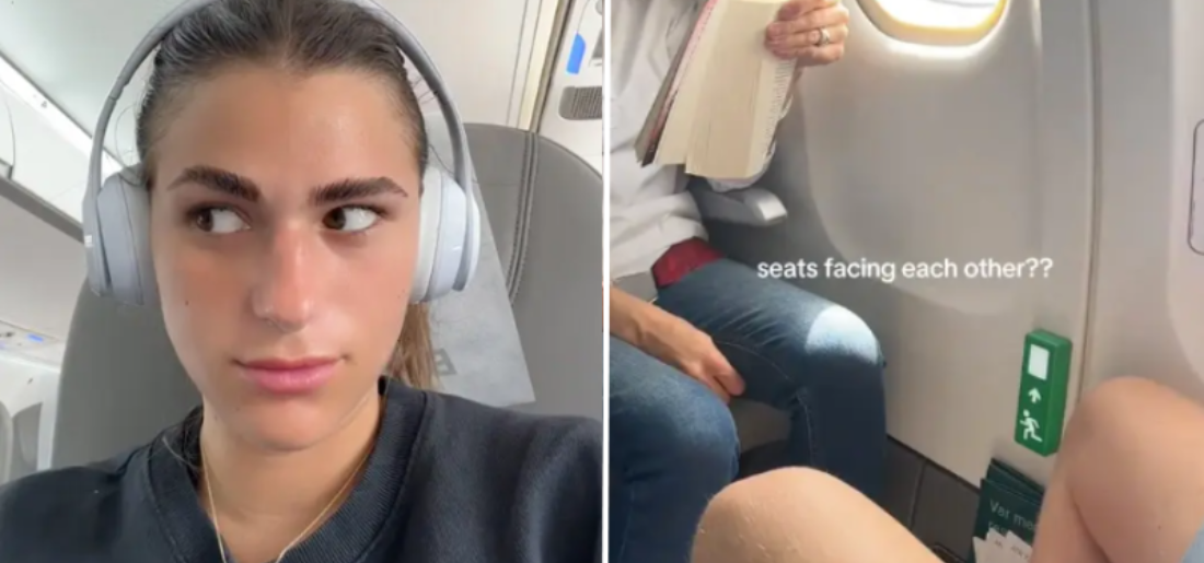 US Woman Disapproves Of Face-To-Face Flight Seats In Sweden