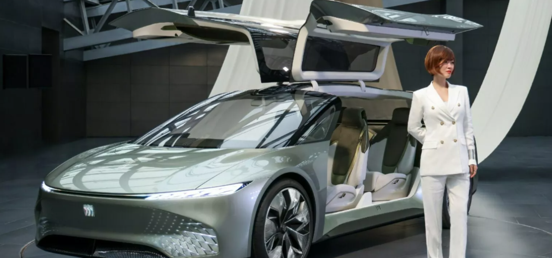 GM's Buick Proxima EV Concept Is A Gullwing Flagship For China