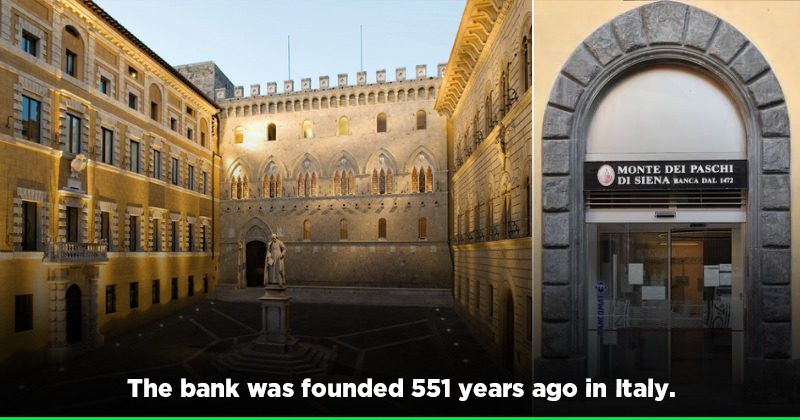 Inside The World's Oldest Surviving Bank That Has Been Running Since 1472
