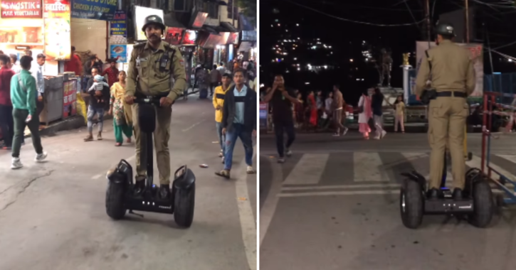 Security At A New Height: Nainital Police's Segway Surveillance On A ...