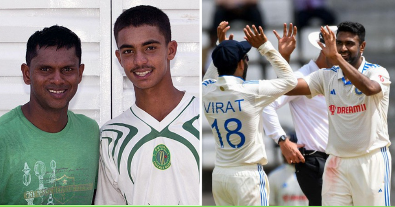 WI vs IND: बाप-बेटे को Out करने वाले पहले भारतीय बने अश्विन, Jr ...