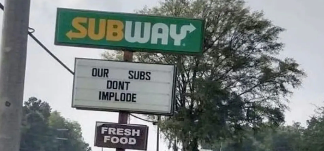 Subway Faces Backlash For Mocking Titanic Sub Implosion On Billboard