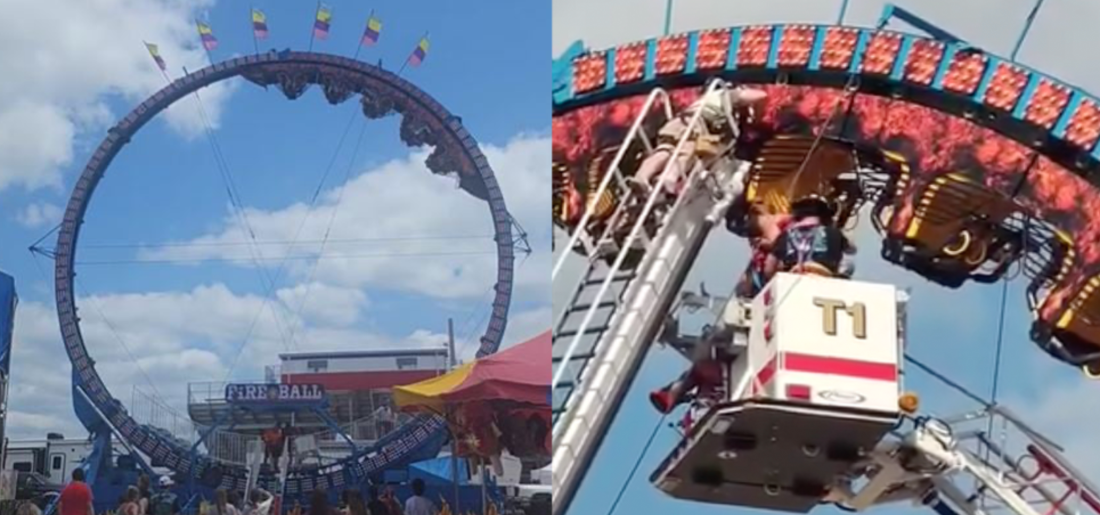 Roller Coaster Passengers Stuck Upside Down For Hours