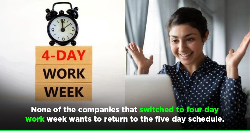 Four Day Work Weeks Are Good For Employees’ Health, Finds Study