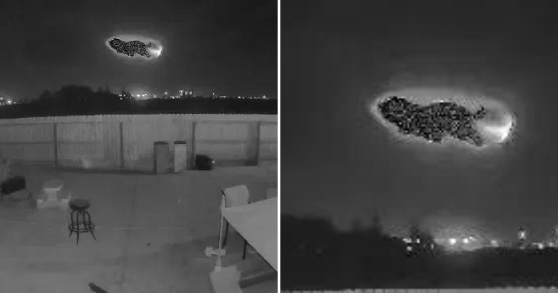 Unusual Light Captured By California Resident In The Sky