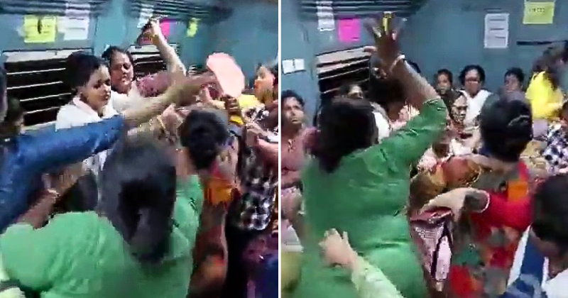 Kolkata Local Train: Women Fight With Fists & Slippers In Viral Video