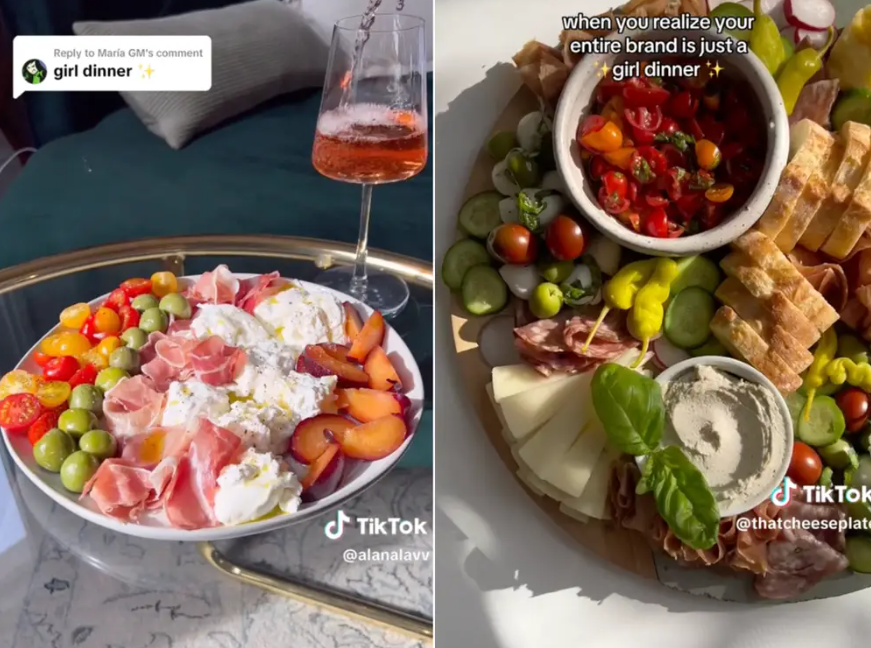 How The Viral 'Girl Dinner' Trend Has Taken Over TikTok But Also ...