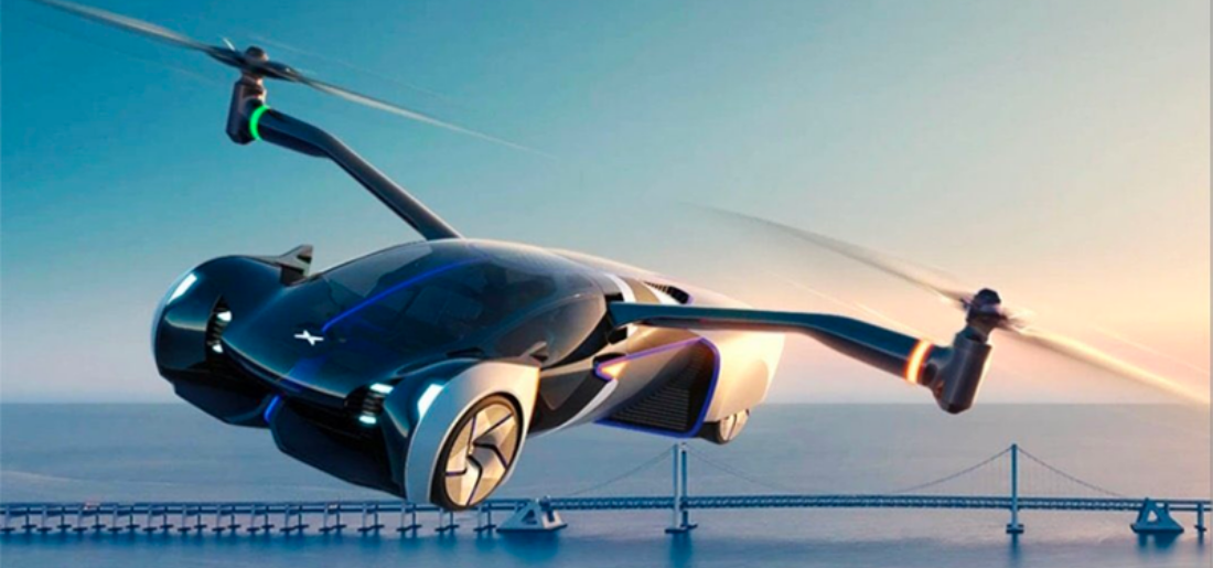 Flying Car: ट्रैफिक में फंसी थी कार, अचानक हवा में उड़ने लगी, फ़्लाइंग ...