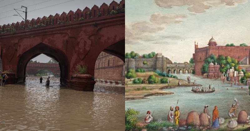 River Yamuna Reclaiming Its Natural Path? Old Photos, Mughal-Era ...